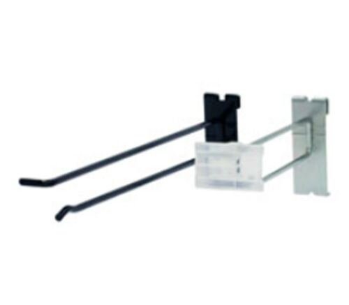 10 Pack - 12" Black Scanning Hooks for Grid | Lowpricesupply